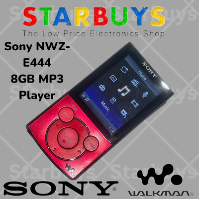 Sony Walkman 8GB NWZ-E444 USB Portable Digital Music Media MP3 Player ...
