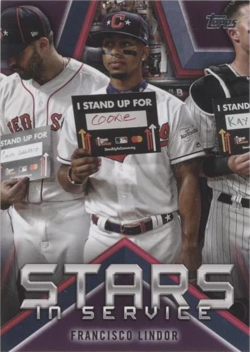 2021 Topps - Stars in Service Francisco Lindor #SIS-22 for sale online ...