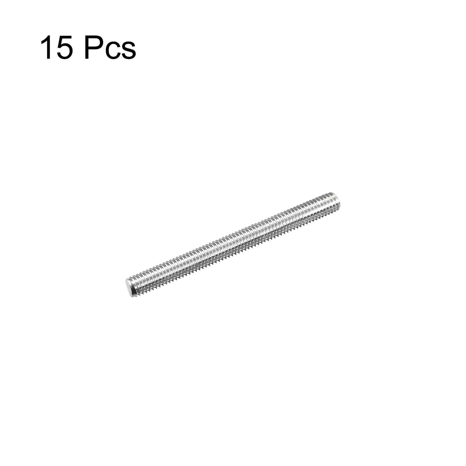 Entièrement Filetage Barre M5 x 50mm 0.8mm Filetage Tiges 15 Paquet | eBay