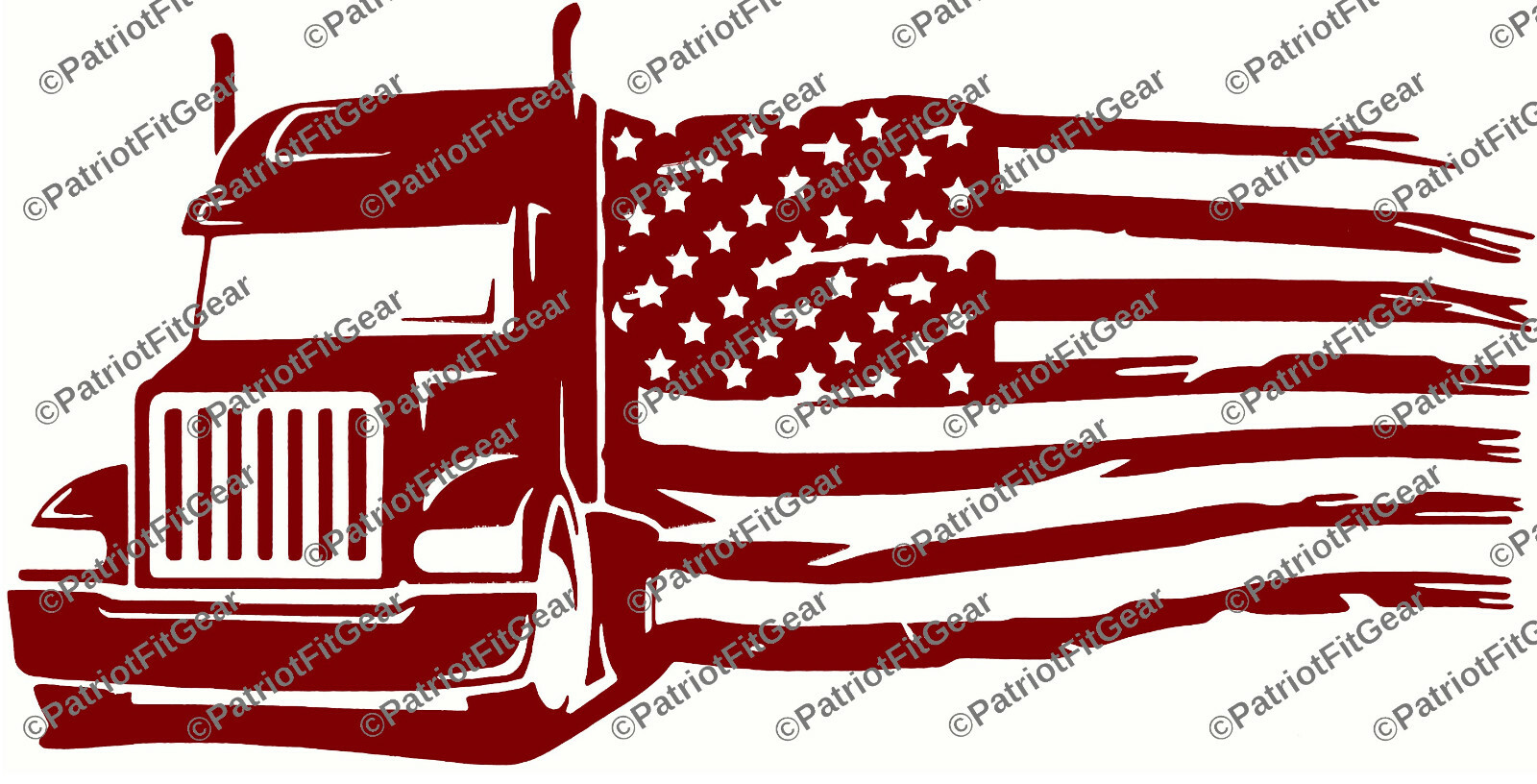 Trucker Life,American Flag,Big Rig,Semi Truck,Semi,Wrecker,CustomVinyl ...