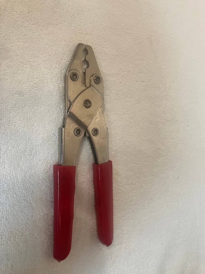 Vintage Wire Cutter / Crimping Pliers Coated Handles Electrician Tools ...