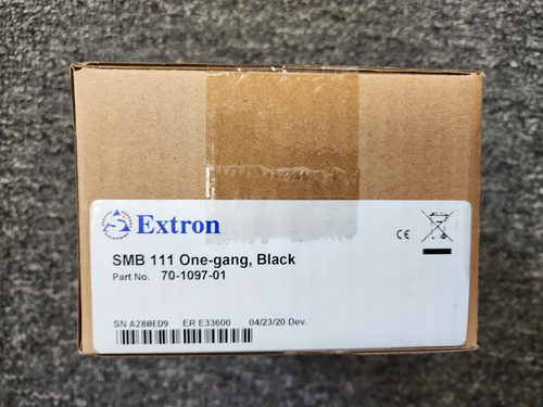 Extron SMB 112 Surface Mount Two Gang Black for sale online | eBay