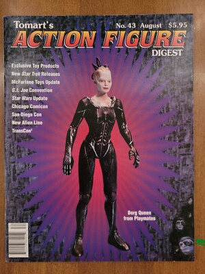 Tomart's ACTION FIGURE DIGEST Magazine #43 w/ BORG QUEEN From Playmates ...