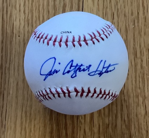 Jim Catfish Hunter • Autographed Signed Baseball • American League ...