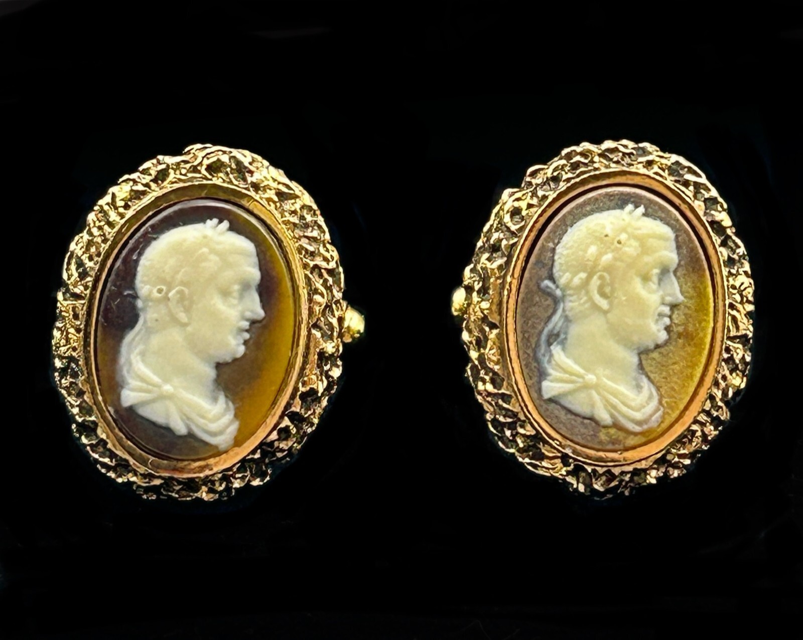 Dante Cameo Caesar Museum Masterpiece Incolay Cufflin… - Gem