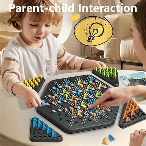 Chain Triangle Chess Triangle Rubber Band Educational Interactive Game ...