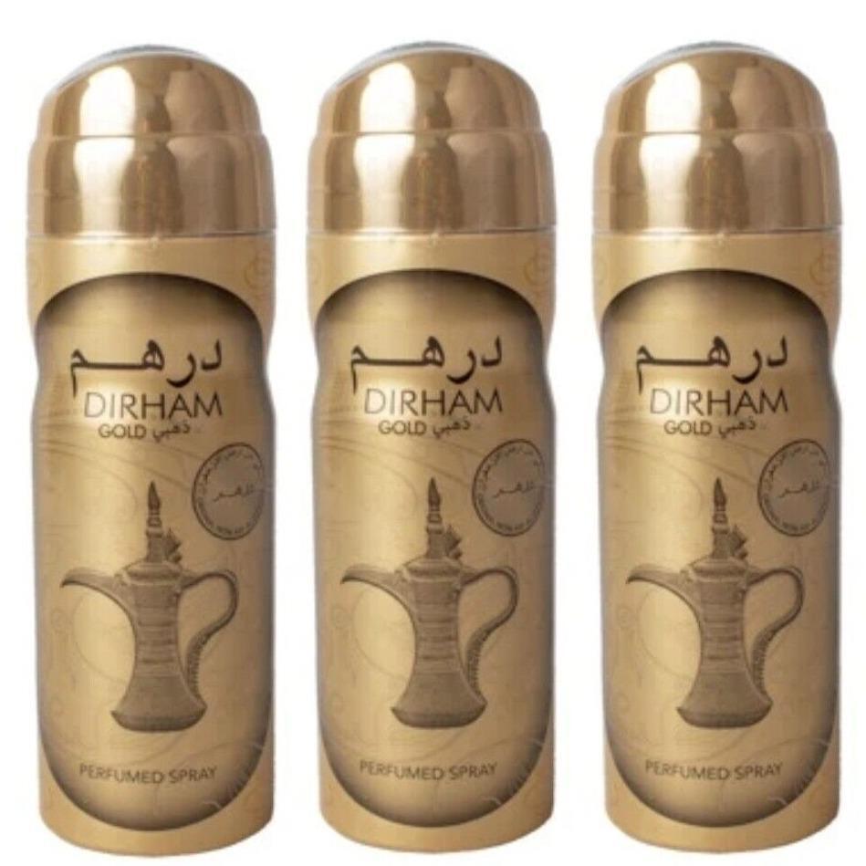 Arabian Perfumed Body Spray Bundle (3 x 200ml) Luxury, Long Lasting ...