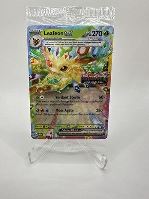 Leafeon ex 006/131 Prismatic Evolutions Promo Sealed Pokemon Trading ...