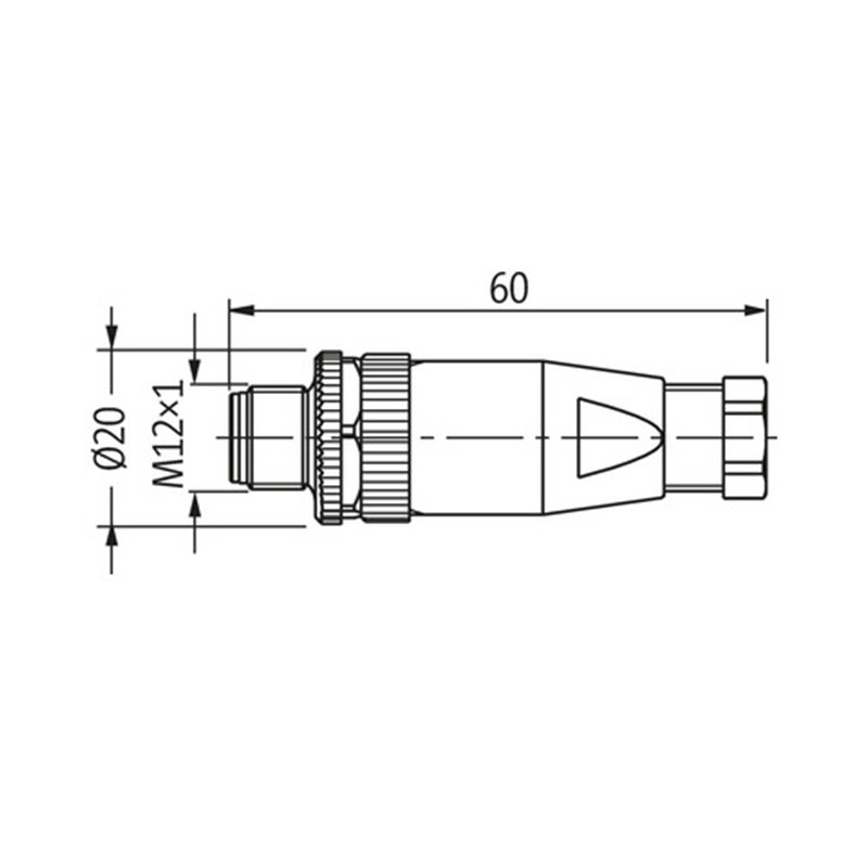 7000-12761-0000000 MURRM12 male 0° A-cod. screw terminal 5-pol., max. 0 ...