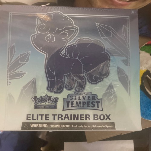 Pokemon TCG Silver Tempest Elite Trainer Box 8 Booster Packs Factory ...