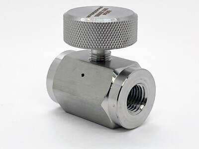 High Pressure Stainless Steel Inline Bleed Valve 1/4 F NPT 6000PSI | eBay