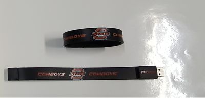 Oklahoma State Cowboys USB Flash Drive Wristband Bracelet Memory Stick ...