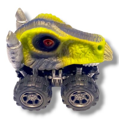 Dinosaur Dinobros Dilophosaurus 2.5 Inch Monster Pull Back Trucks Race ...