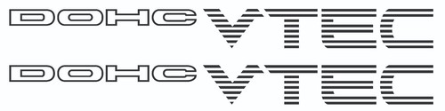 VTECH DOHC Toyota vinyl Sticker Decals - SET of 2 | eBay