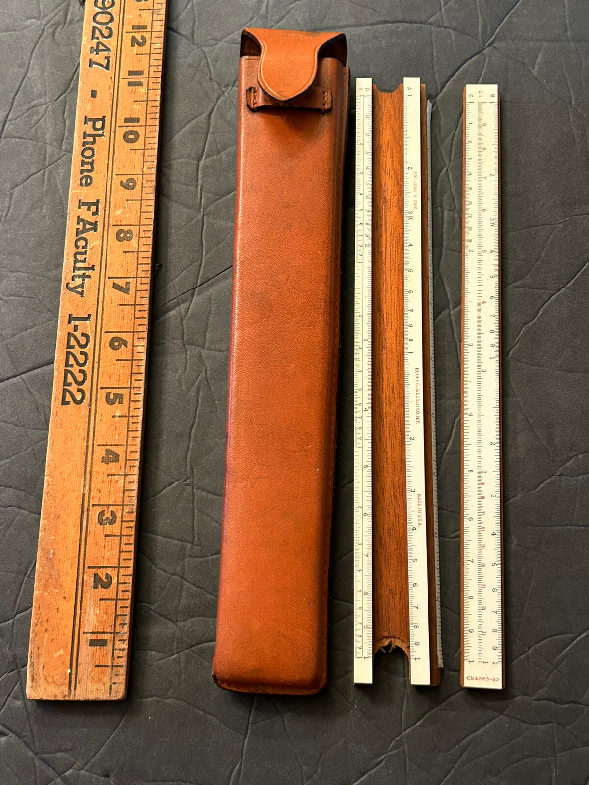 Vintage Keuffel & Esser Co New York Slide Rule Ruler 1900 4053-3 ...