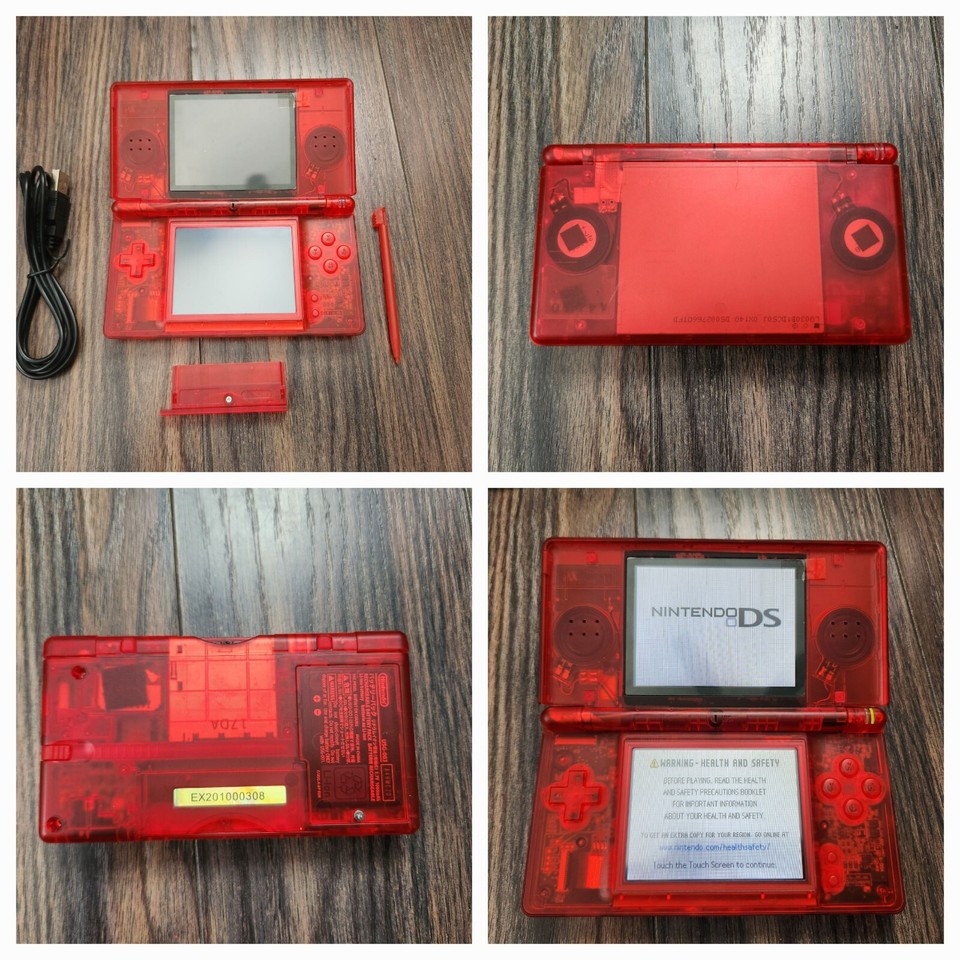 High Quality Transparent Nintendo Ds Lite with Charger BRAND NEW SHELL ...