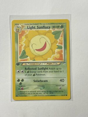 Light Sunflora Neo Destiny Near mint English 1st edition 72/184 | eBay
