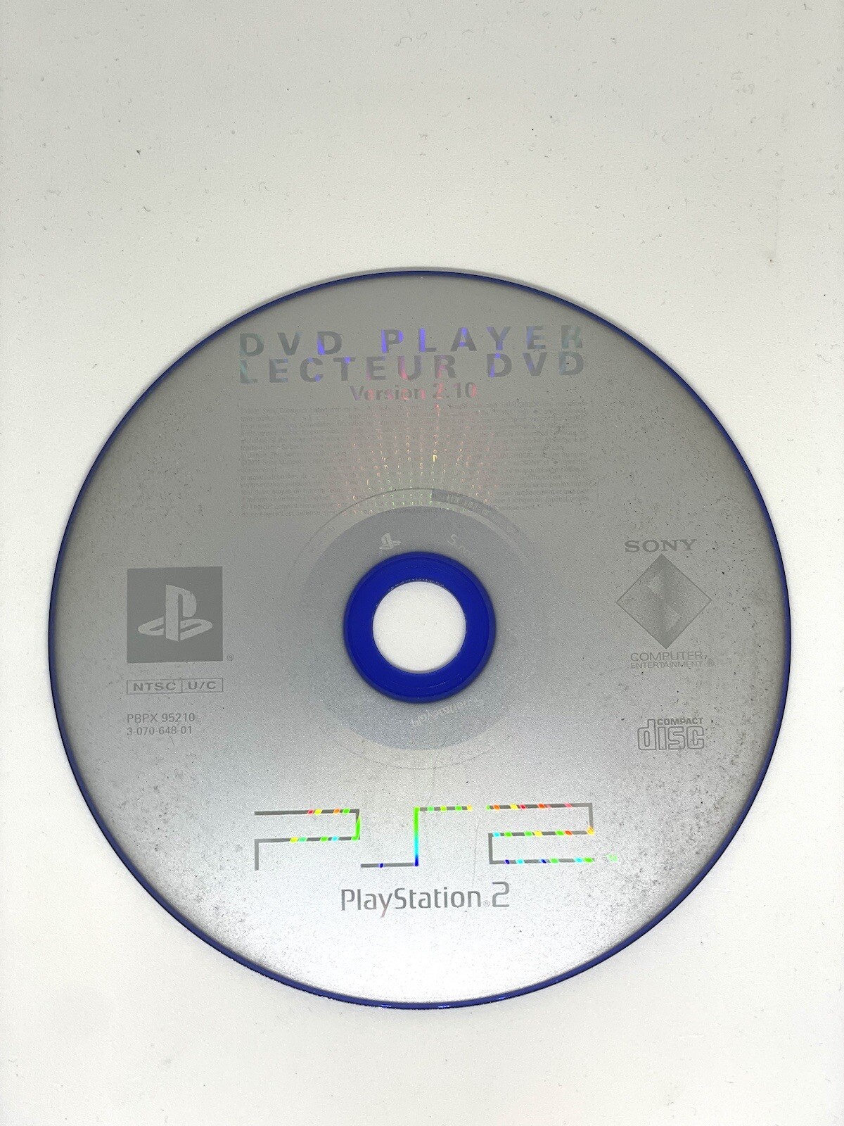 DVD Player (Lecteur DVD) Version 2.10 PS2 PlayStation 2 Install Disc | eBay