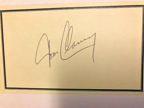 1ST EDITION SIGNED TOM CLANCY HUNT FOR THE RED OCTOBER 1st issue | eBay