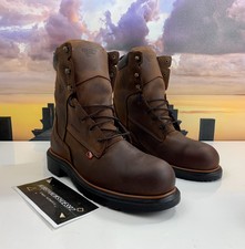 Red Wing 4200 Men Safety 8 Inch BOOTS Steel Toe Water Proof USA Made ...