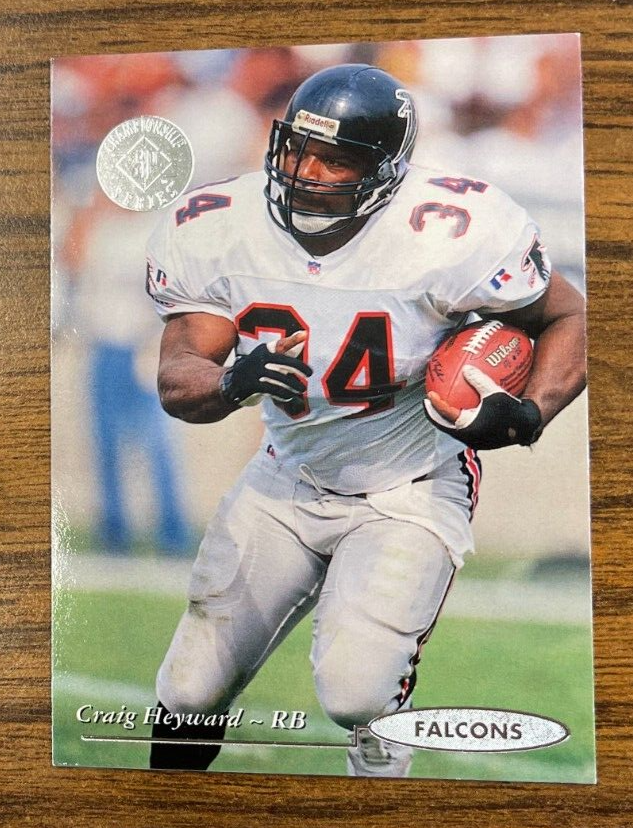 1995 Upper Deck Championship Series Card # 55 Craig Heyward - Atlanta ...