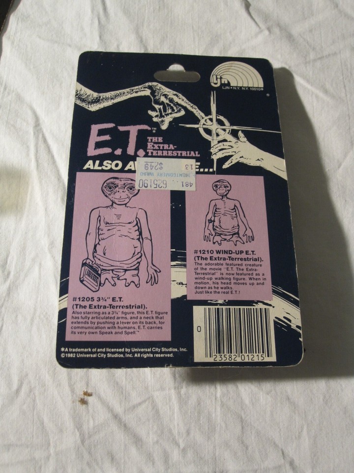 NEW Lot Of 3 Vintage 1982 E.T. Extra Terrestrial Action Figure Toys On ...