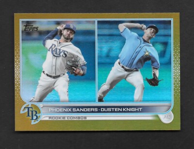 2022 Topps Update Dusten Knight/Phoenix Sanders Gold Foil -TAMPA BAY ...