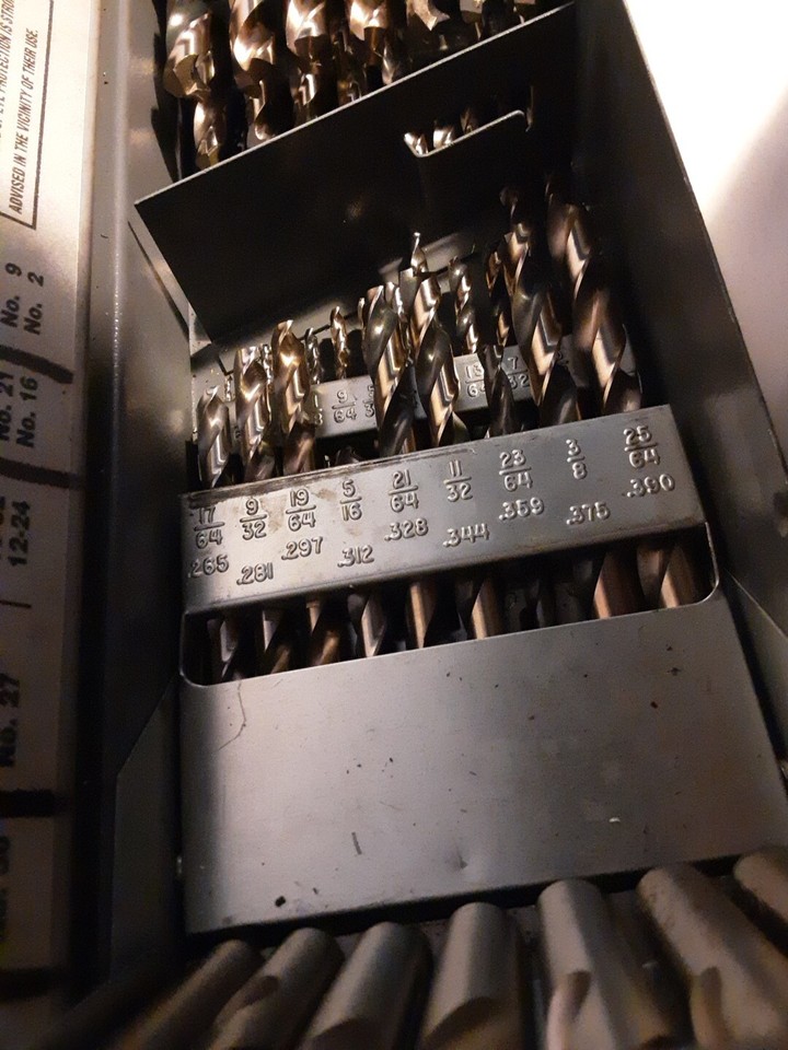 115 Pc. Precision Twist Drill Bit Set in Huot Case PTD HSS -8 pcs | eBay