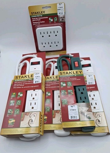 Stanley Products Includes (4) Surgemax 245 (1) Powermax 6 (1) 6 Outlet ...