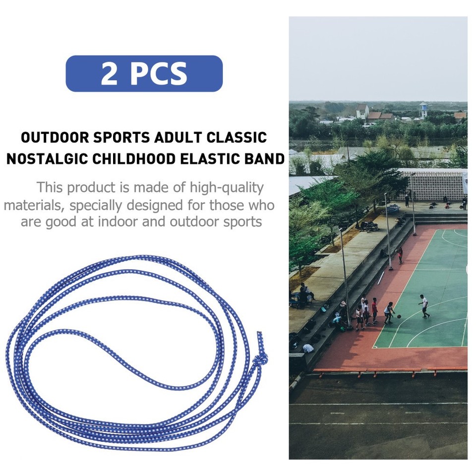 2 Pcs Jumping Rubber Band Toys Student Kids Skipping Rope for Girl ...