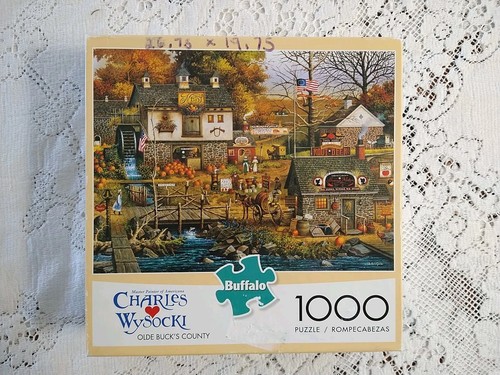 Buffalo Charles Wysocki 1000 Pc Puzzle OLDE BUCK'S COUNTY & Poster ...