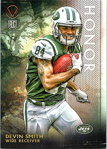 2015 Topps Valor Honor Football #196 Devin Smith Jets | eBay