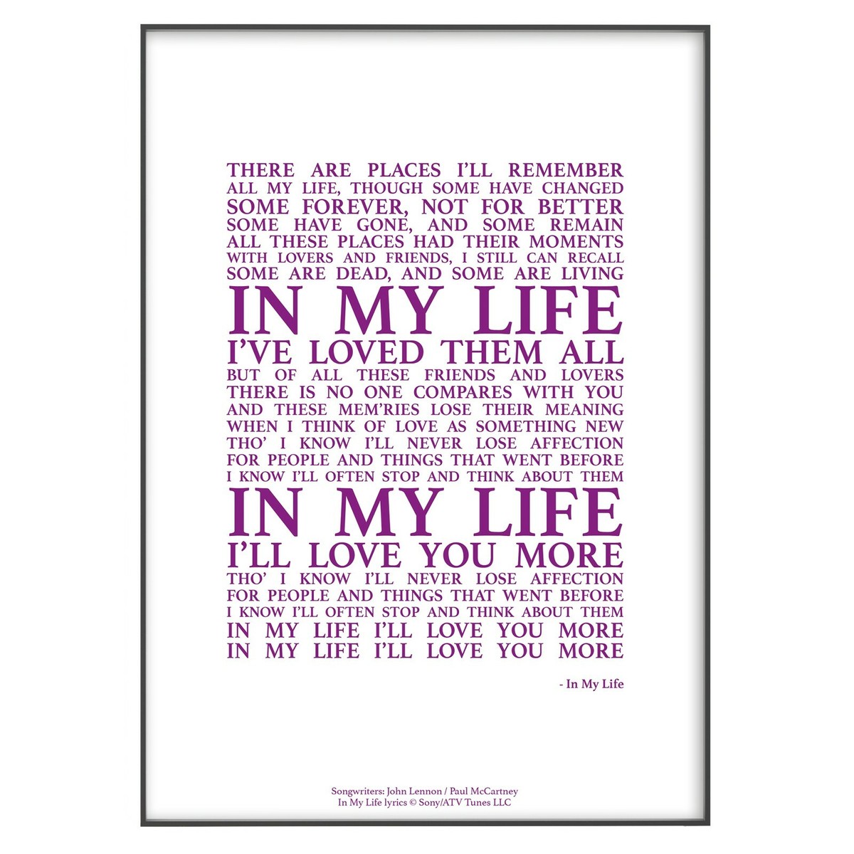 Beatles Lyrics Quotes