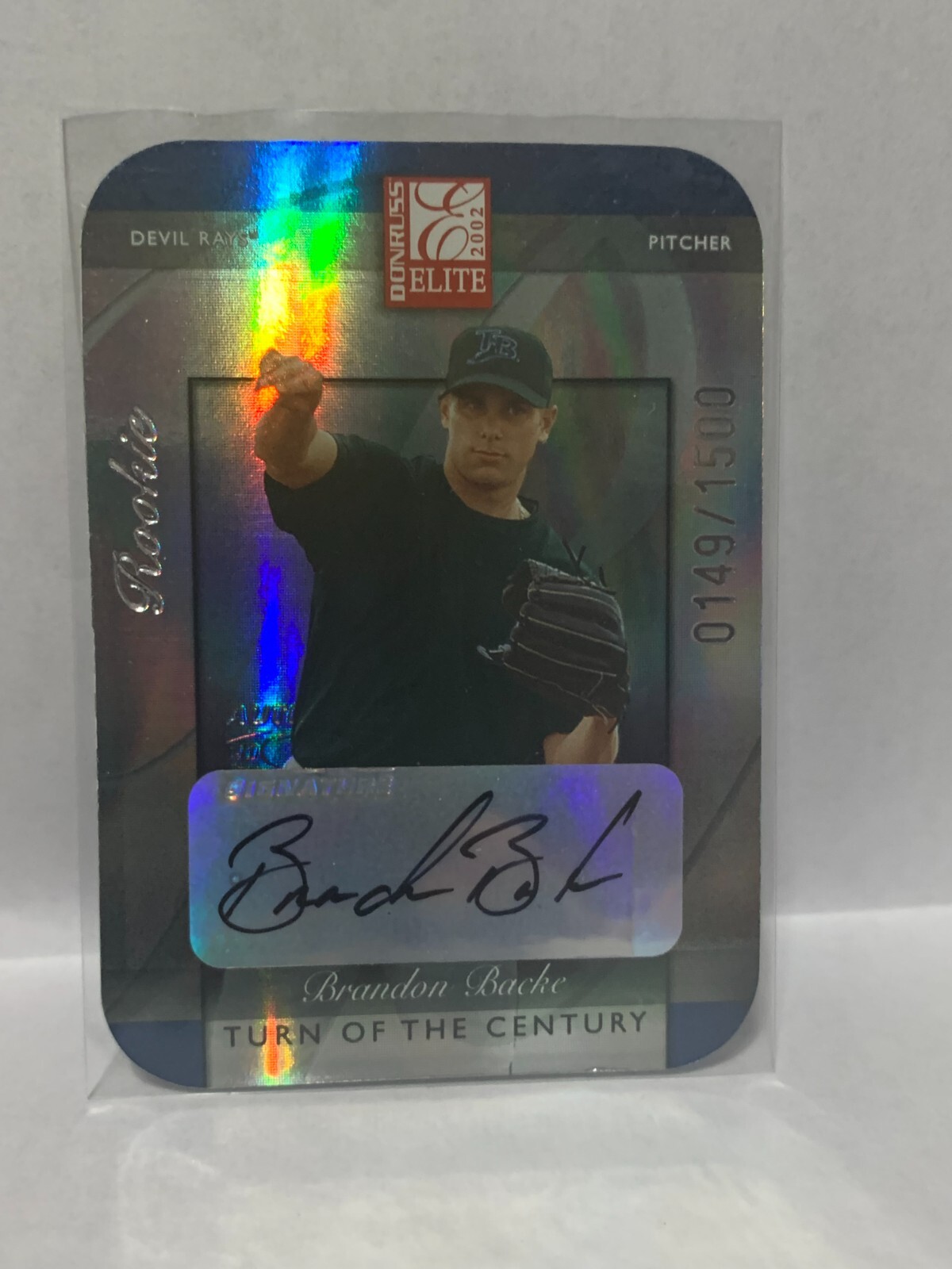 2002 Elite Extra Edition Turn of the Century Autograph - BRANDON BACKE ...