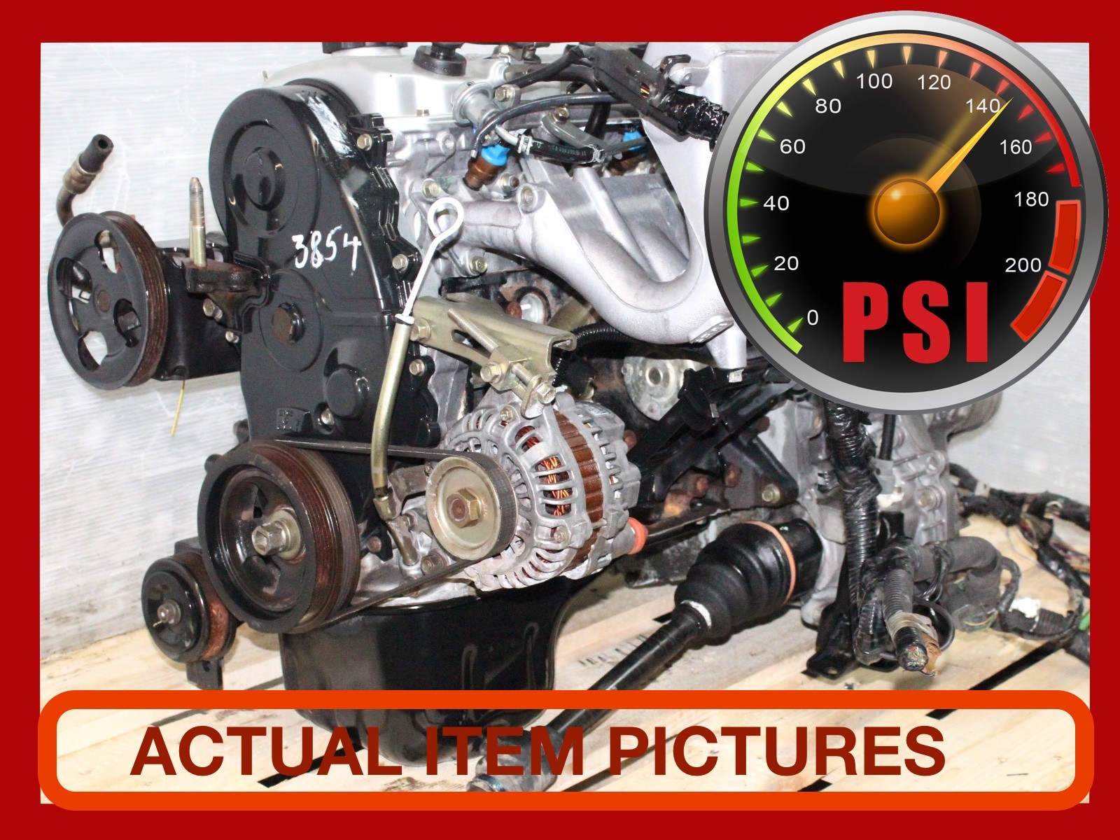 1992-1995 JDM Mitsubishi Lancer CC Mirage Colt 4G92 1.6L Motor ...