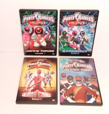 Power Rangers DVDs Ultimate Rangers SPD Vol 1 Vol 2 Dinothunder Vol 4 ...