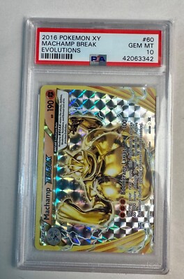 2016 Pokemon XY Evolutions Machamp Break #60 PSA 10 | eBay
