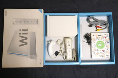 Nintendo Wii White console SET & My first Wii NTSC-J Japanese tested[A ...