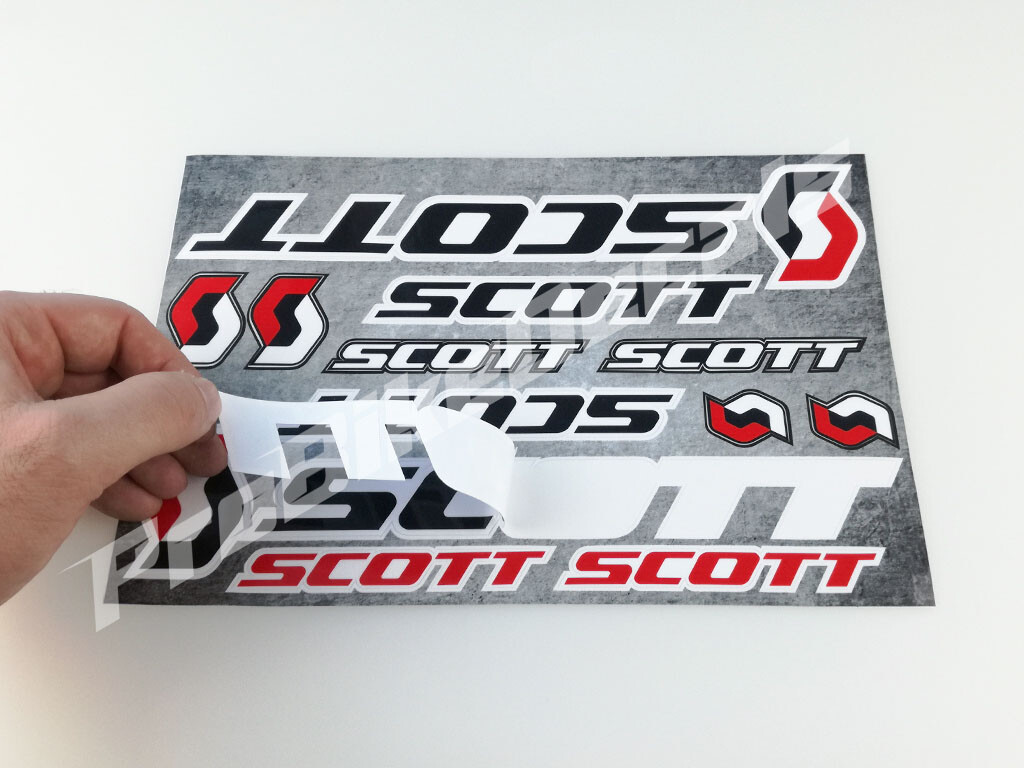 Scott Decals Stickers Bicycle Heavy Duty Graphics Autocollant Aufkleber ...