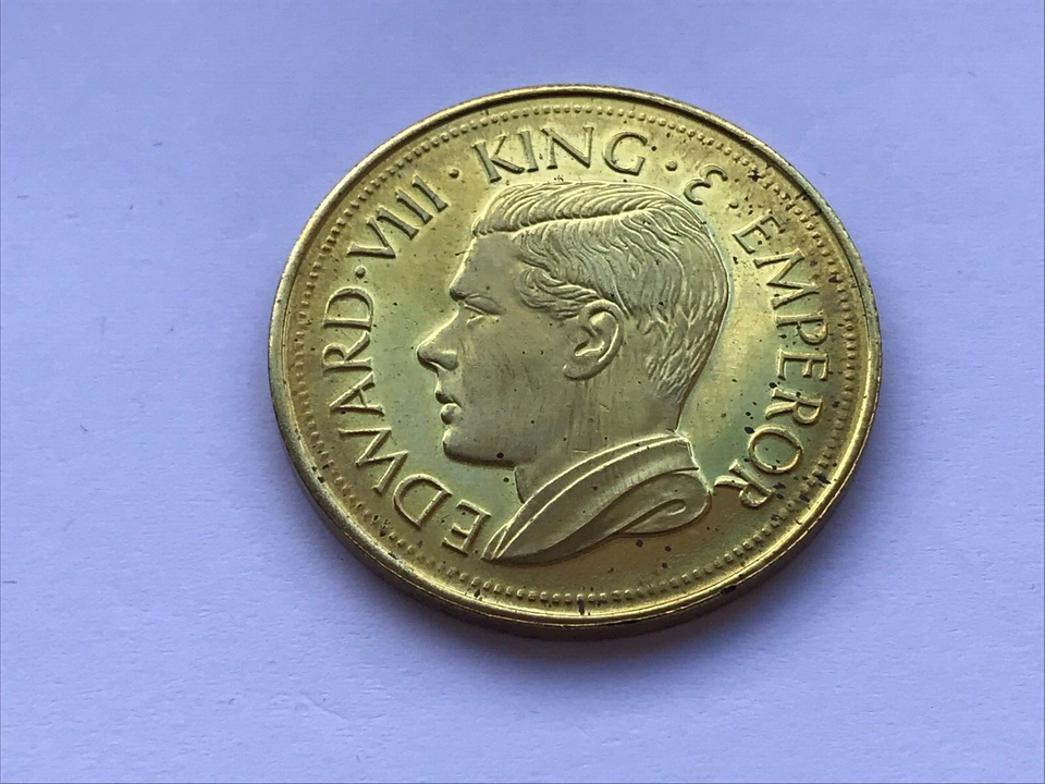1936 NEWFOUNDLAND EDWARD VIII RETRO FANTASY PATTERN PROOF CROWN COIN | eBay