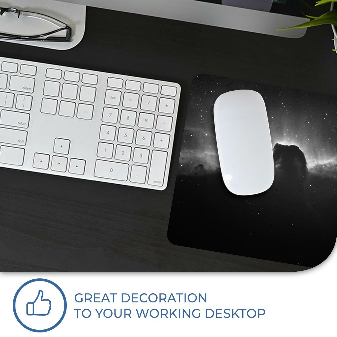 Rectangle Mouse Mat BW - Horsehead Nebula Space Stars Galaxy #41400 | eBay