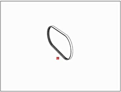 Genuine MERCEDES BBDC W242 C117 W176 X117 Poly-v-belt 0029931196 | eBay