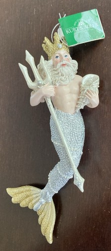 Kurt Adler Neptune Poseidon Ornament God Of The Sea Mermaid Merman ...