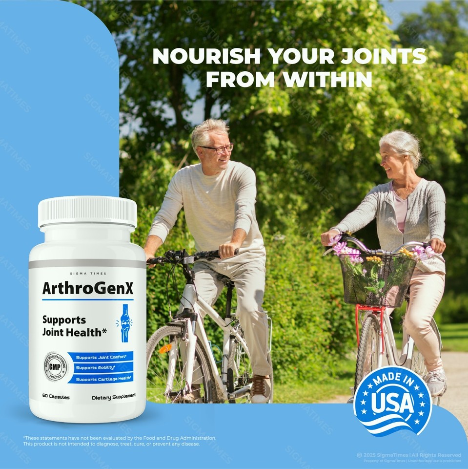ArthroGenX Capsules, Arthro GenX Premium Supplement for Healthy Joints ...