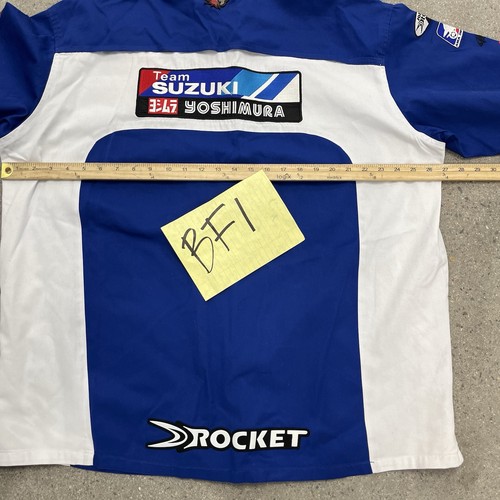 Joe Rocket Shirt Mens XXL Blue Team Suzuki Yoshimura Short Sleeve ...