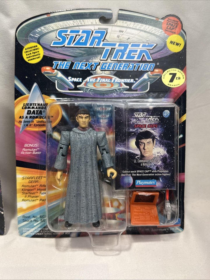 1992 Star Trek TNG 5" Picard Riker La Forge Data Figures Set of 4 ...