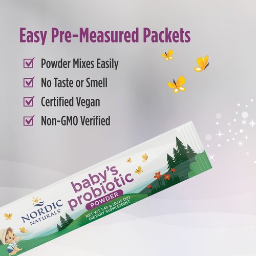 Nordic Naturals Baby's Probiotic Powder - For Babies and Toddlers, 30 ...