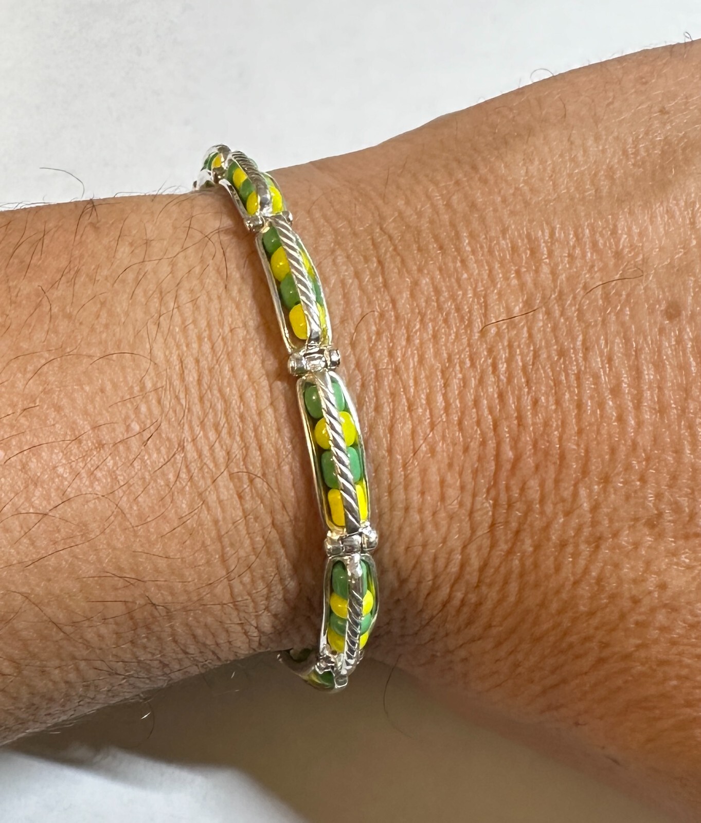 Sterling Silver Orisha Orula Yoruba Ilde Open Santeria Bracelet | eBay