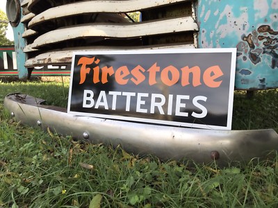 Antique Vintage Style Firestone Batteries Sign | eBay