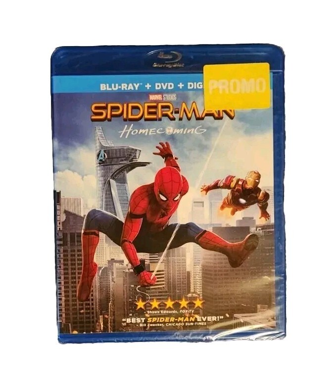 Sealed Spider-Man: Homecoming (Blu-ray, DVD, 2017, 2-Disc Set, ) Marvel ...